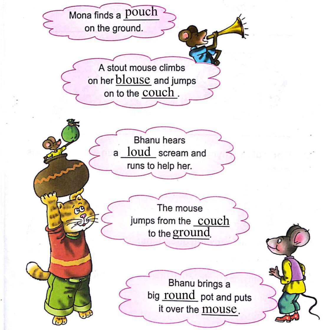 8. A Mouse in the House, My English Reader, Class – II, DAV, The Best ...